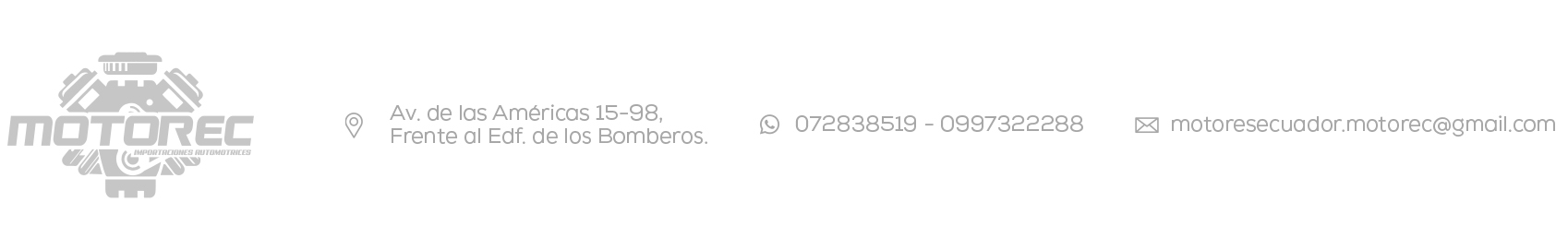 MOTOREC – IMPORTACION – VENTAS DE MOTORES Y PARTES